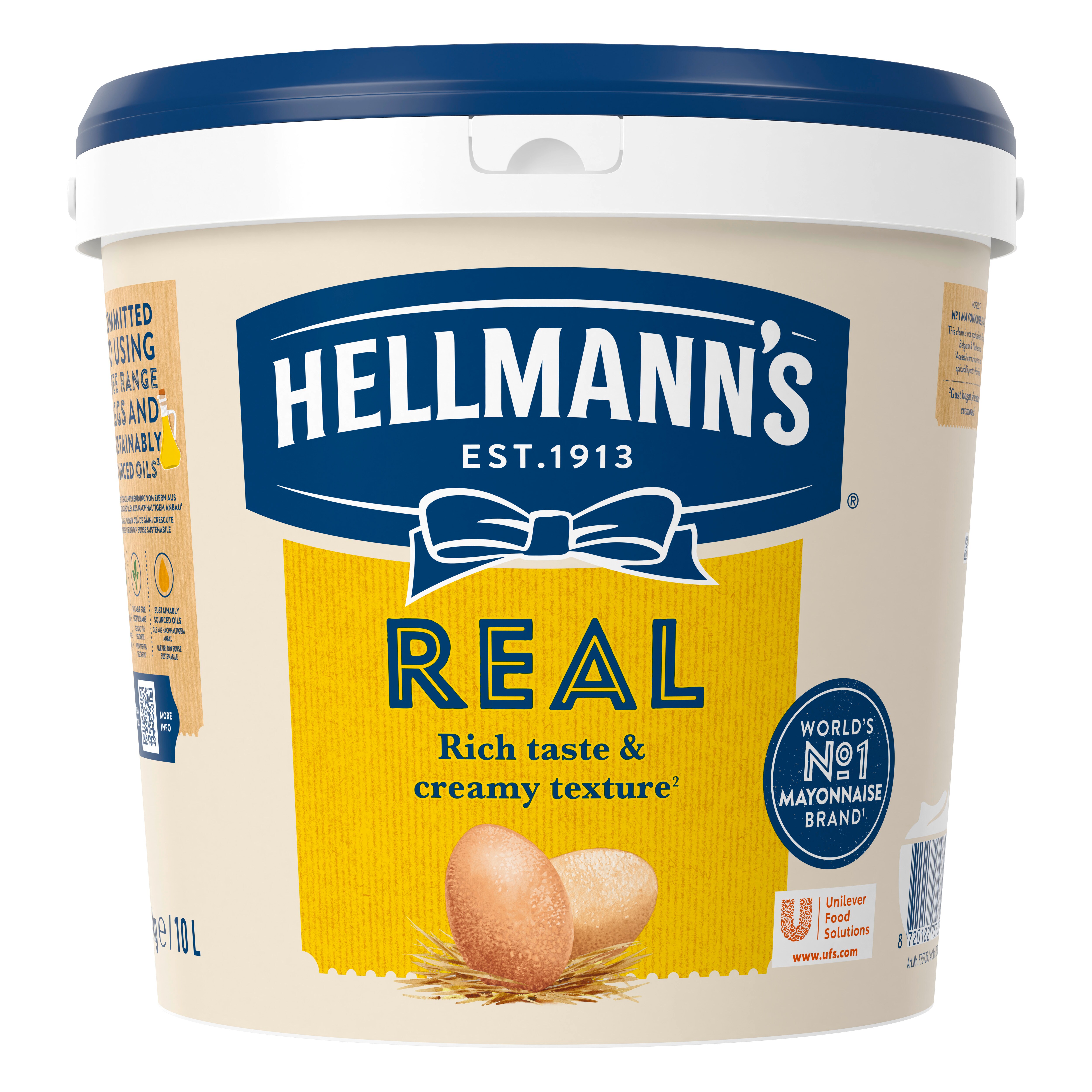 Kokeile Hellmann's Real majoneesia ammattikeittiössäsi.